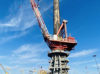 Crane wire rope spooling completed on 4 cranes - Unique Group