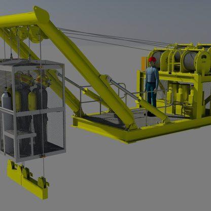 UG LR50 A2TSS: 2 Diver Twin Basket Air LARS (Baskets Side by Side ...